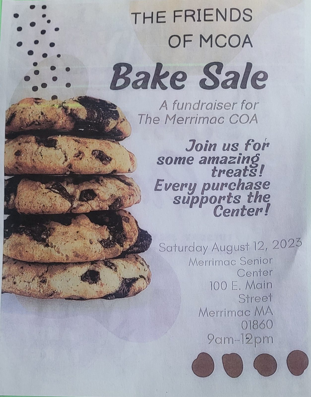 Bake Sale Fundraiser | The Town Common