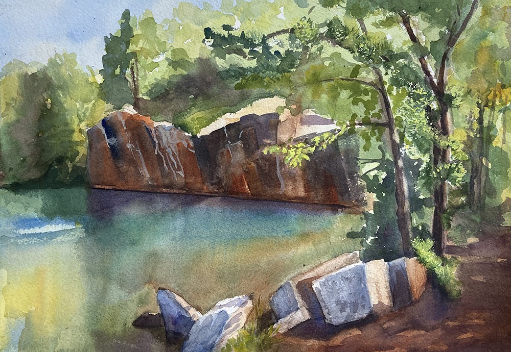 “Joyful Watercolors” Found in Newbury | The Town Common