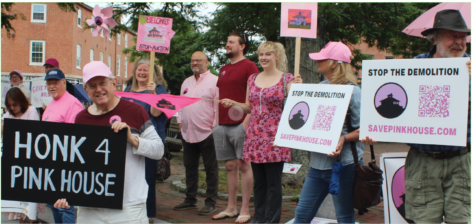 Crunch Time for the Pink House Brings Supporters to Market Square | The ...