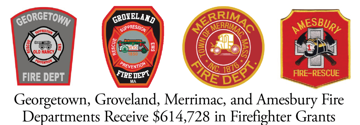 Georgetown, Groveland, Merrimac, and Amesbury Fire Departments Receive ...